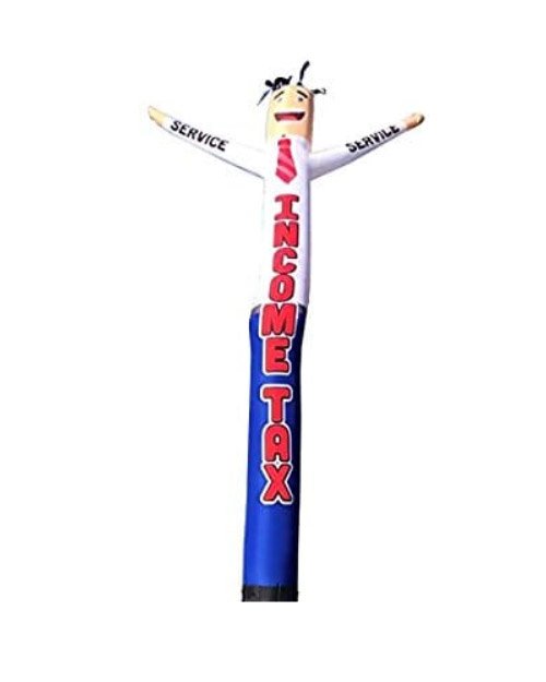 20ft Tall Income Tax Air Dancer | Promote Your Tax Services