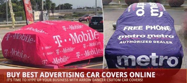 Buy Best Advertising Car Covers Online - Arrow Dancer Car Cover