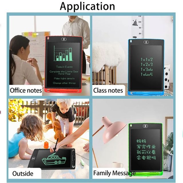 Buy Kids LCD Writing Pads Board Drawing Tablet for Kids Travel Games ...