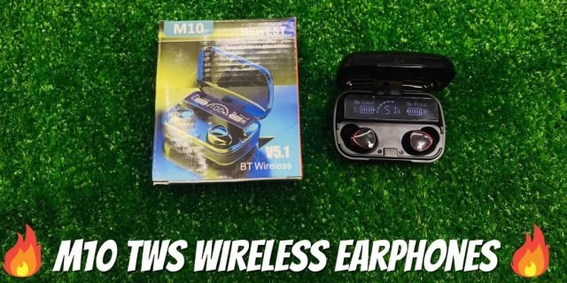 M10 Wireless Earbuds Bluetooth 5.1 with 2200mAh Power Bank Charging Box ...