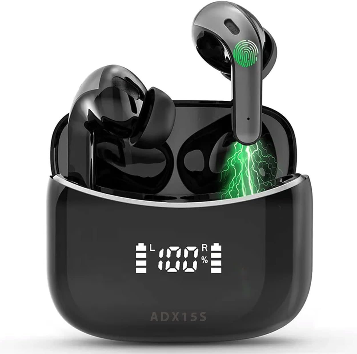 X15 Wireless Earbuds 36H Playtime - Digital LED Display