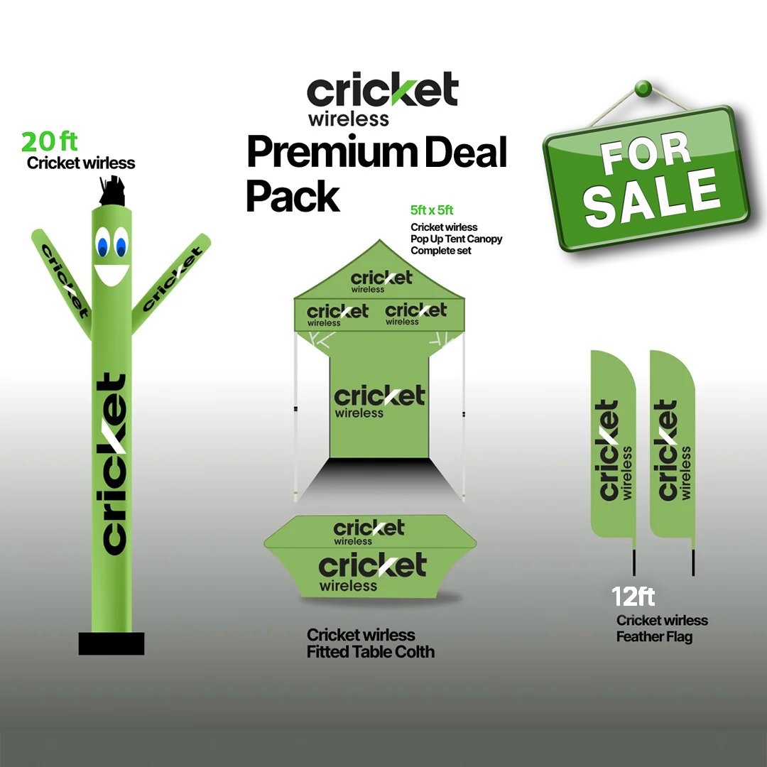 Cricket Wireless Premium Deal Pack – Complete Set with Inflatable ...