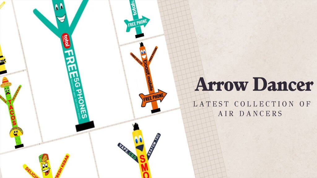 7ft to 20ft Air Dancers with LED Blowers – Latest Launch by Arrow Dancer