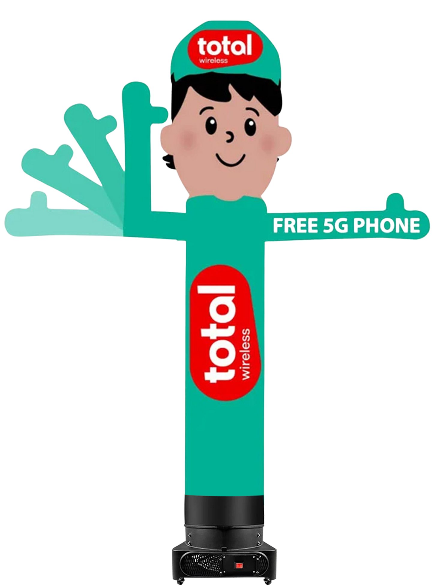 10ft Total Wireless Inflatable Waving Man for Retail Stores