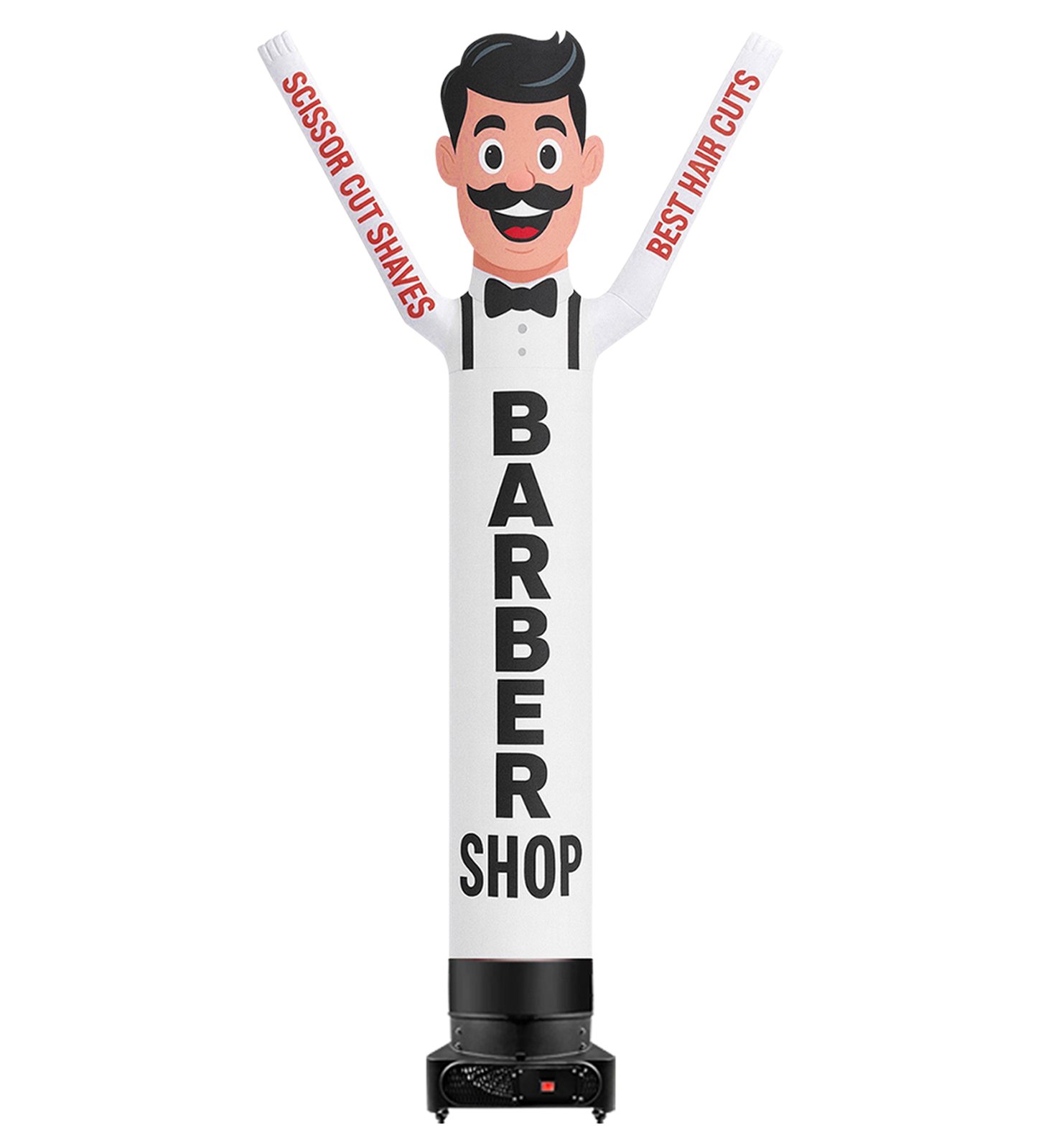 10ft Custom Barber Shop Wacky Waving Men | One Arm Waver Inflatable