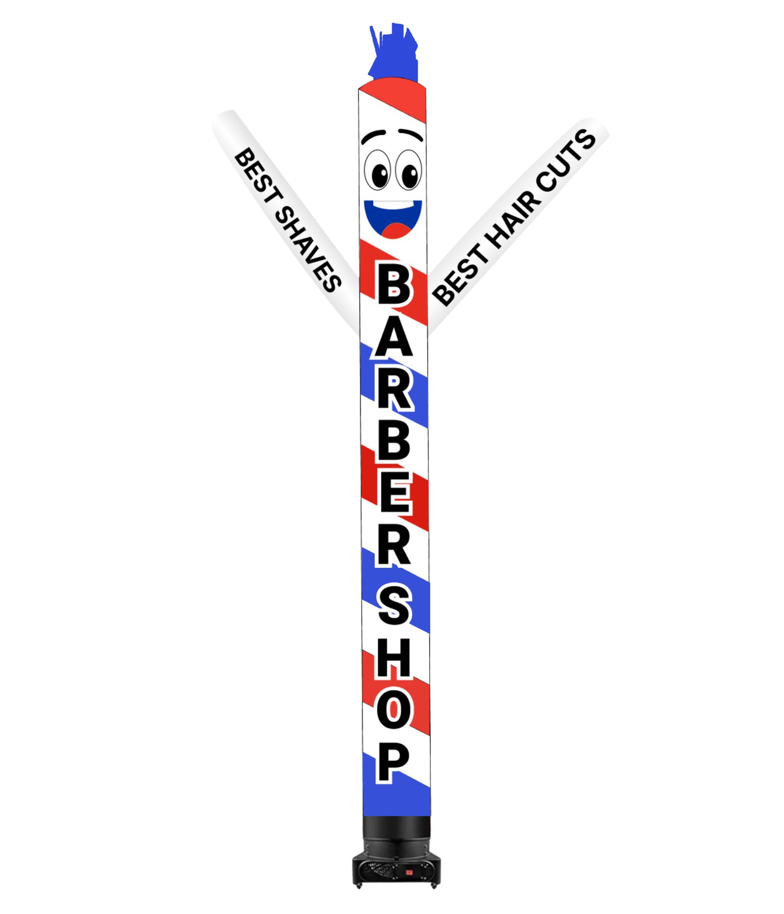 10ft Barber Shop Air Dancer Inflatable | Custom Wacky Waving Tube Man ...
