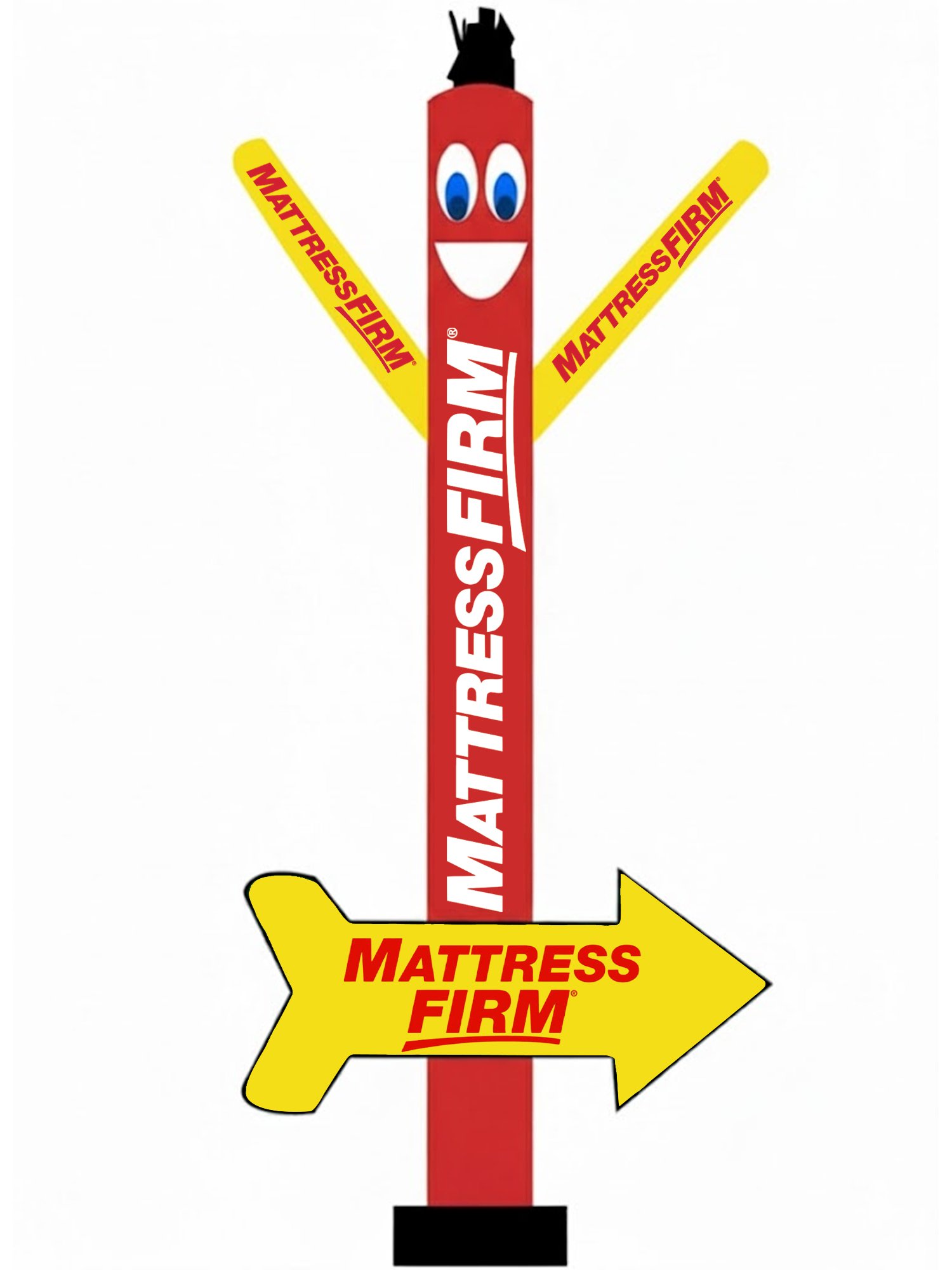 20ft Mattress Firm Air Dancer Inflatable with Arrow | Custom Outdoor ...