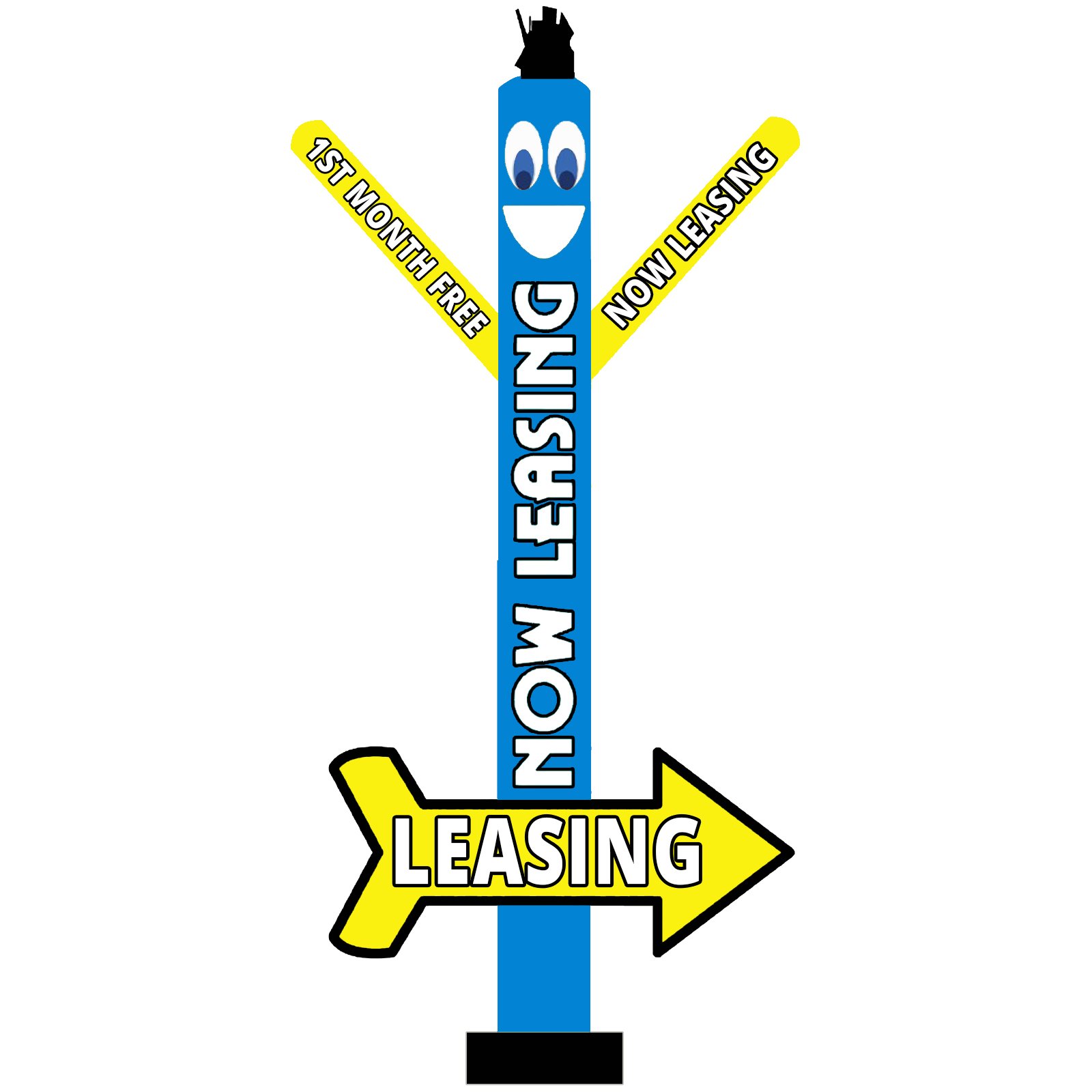 20FT Now Leasing Air Dancer Inflatable with Arrow | Custom Outdoor ...
