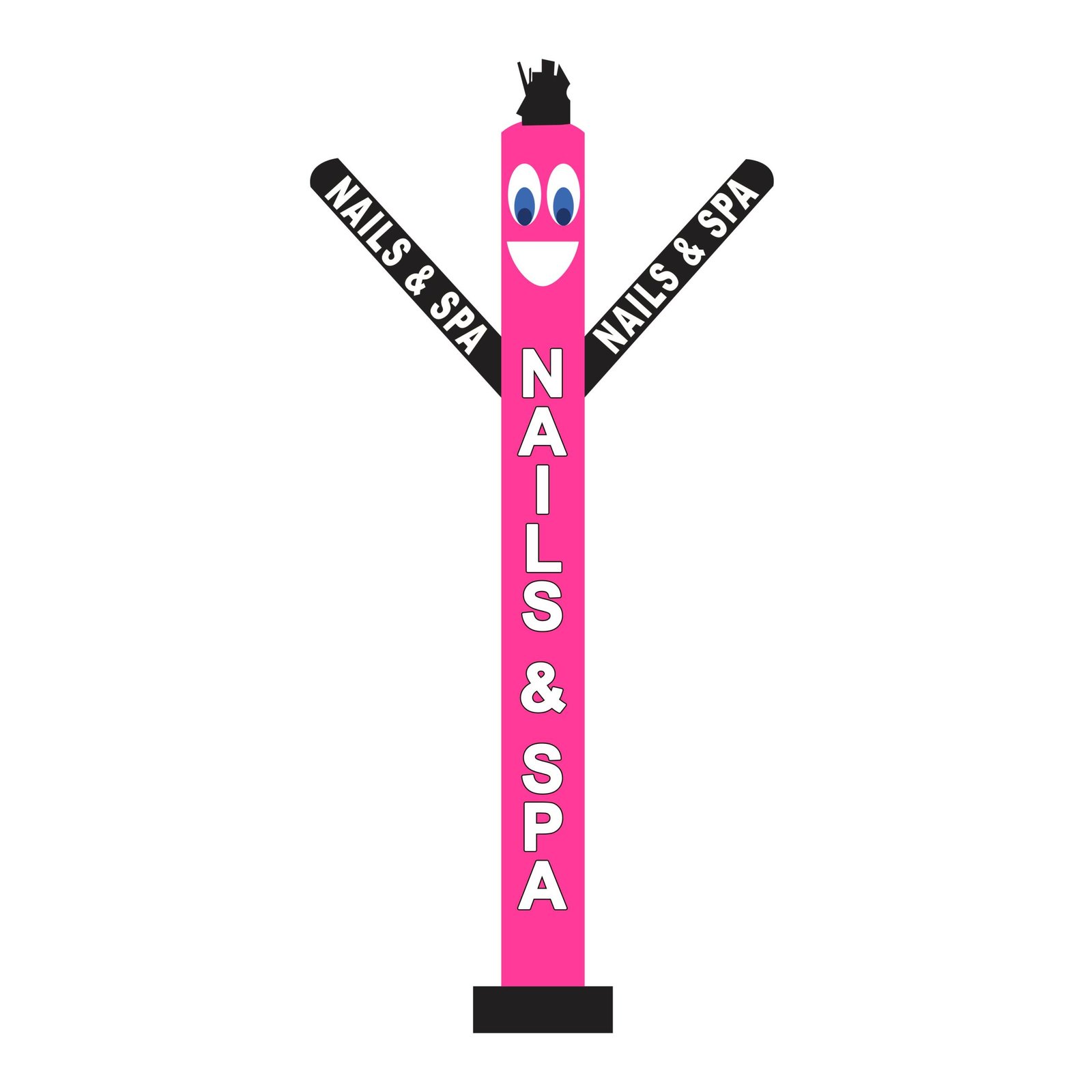 10FT Nails & Spa Air Dancer – Double-Sided Inflatable Tube Man for ...