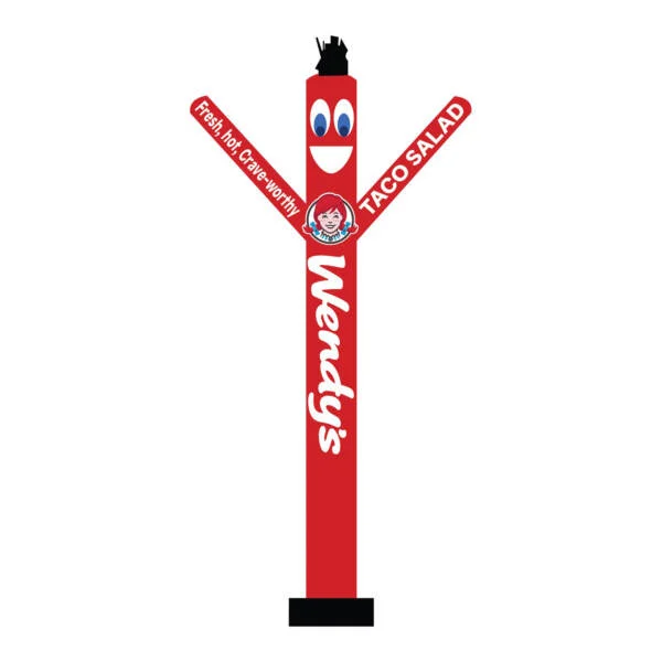 10FT Wendy’s Inflatable Air Dancer | High-Visibility Tube Man for Fast ...